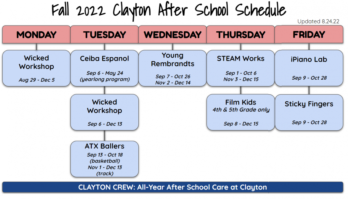 After School Programs | Clayton Elementary